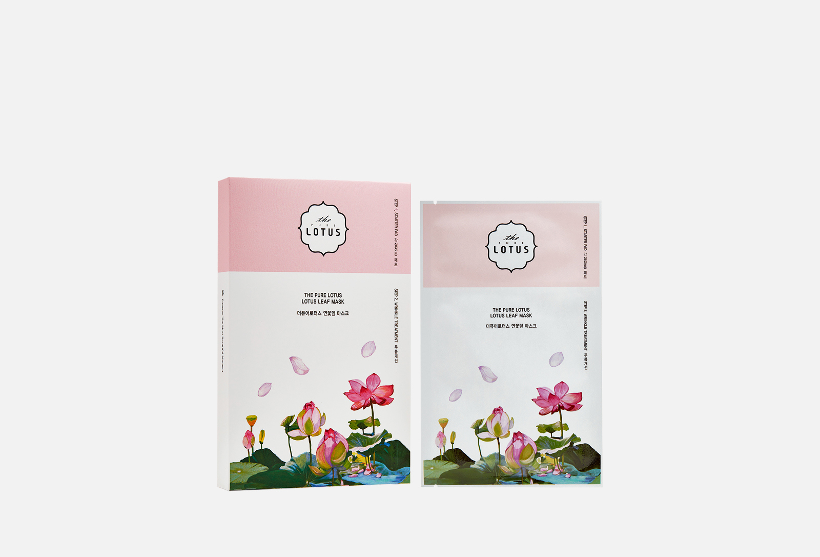 THE PURE LOTUS Face Mask Lotus Leaf Wrinkle treatment 5 pcs — buy in Qatar
