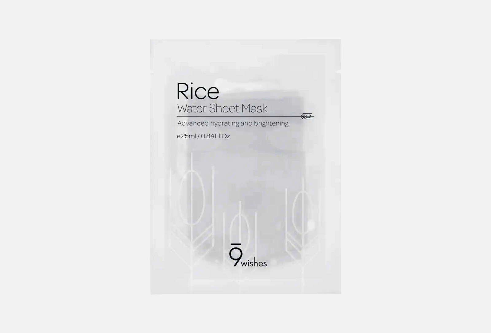 9 wishes Face sheet mask Rice water 1 pcs — buy in Qatar